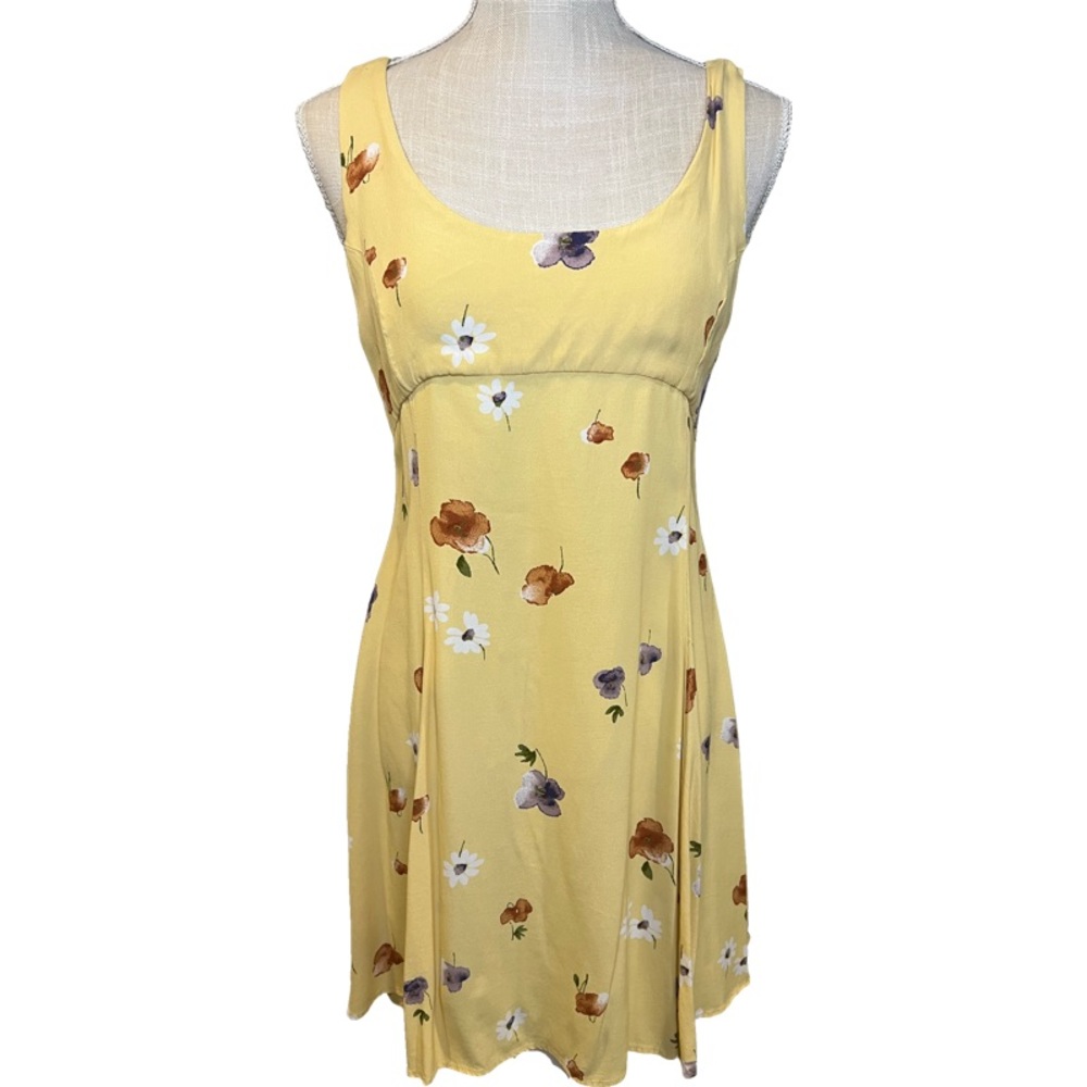 Vintage The Limited - 90s/ Y2k Pale Yellow Floral Bab… - Gem